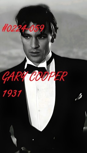 MALE PORTRAIT #0224-059 -gary cooper in 'city lights'- 1931-free ...