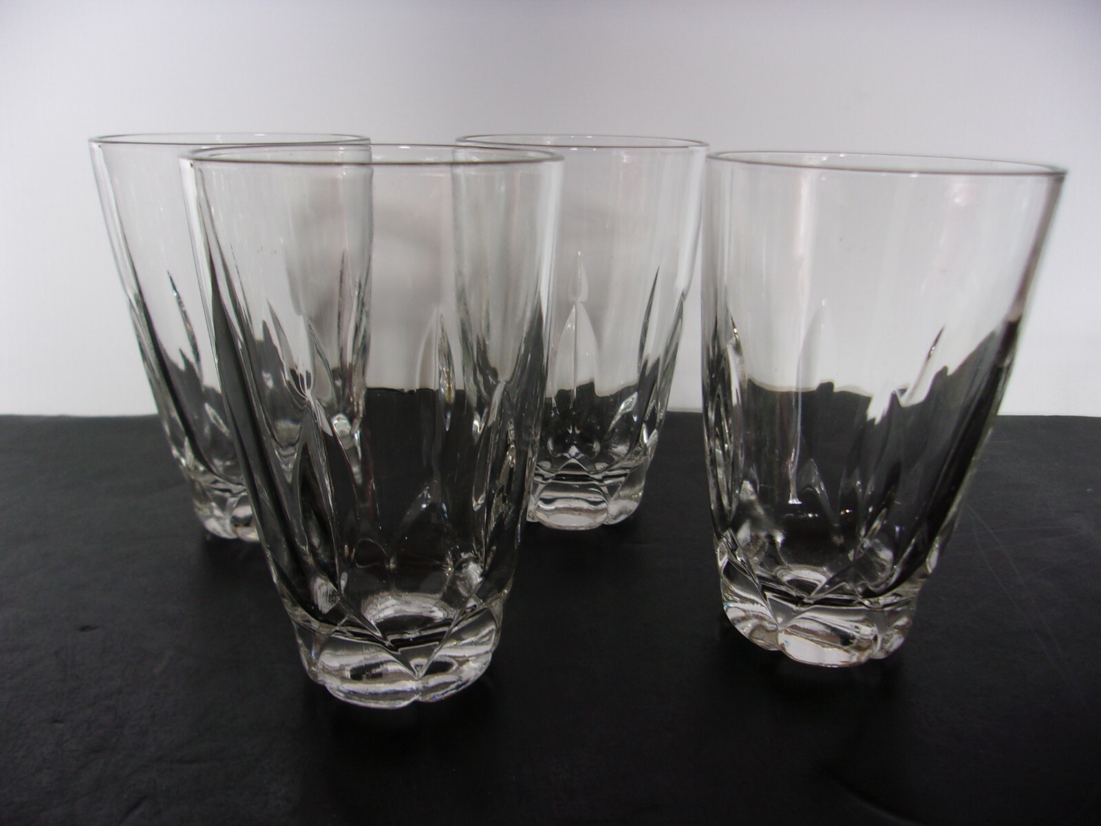 lot of 4 Libbey Glass Company Logan Pattern 10 Oz Tumbler 2263052 | eBay