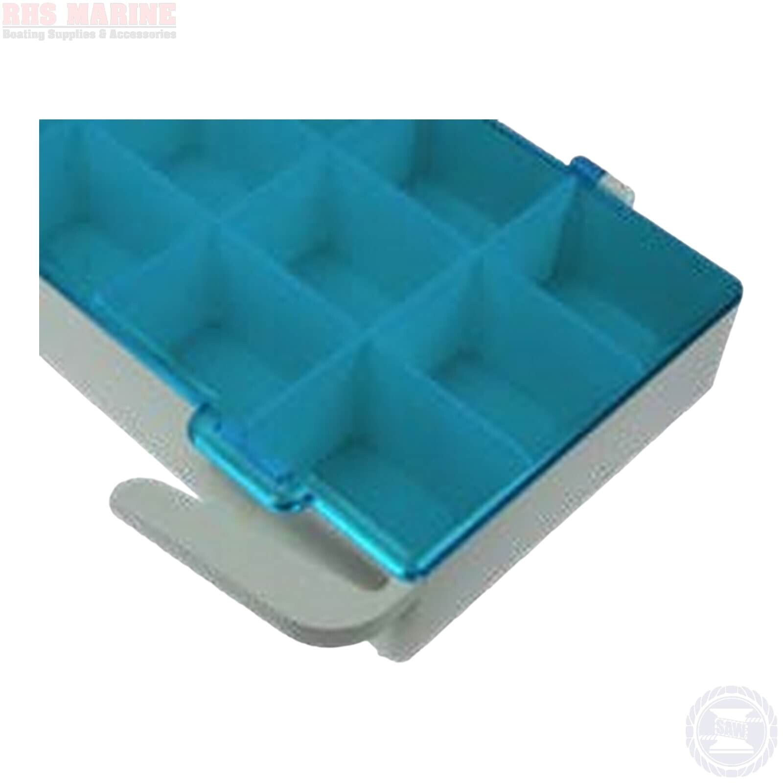 Fishing Storage Hatch Tackle Box White 3 Draw Trays 390mm x 290mm x ...