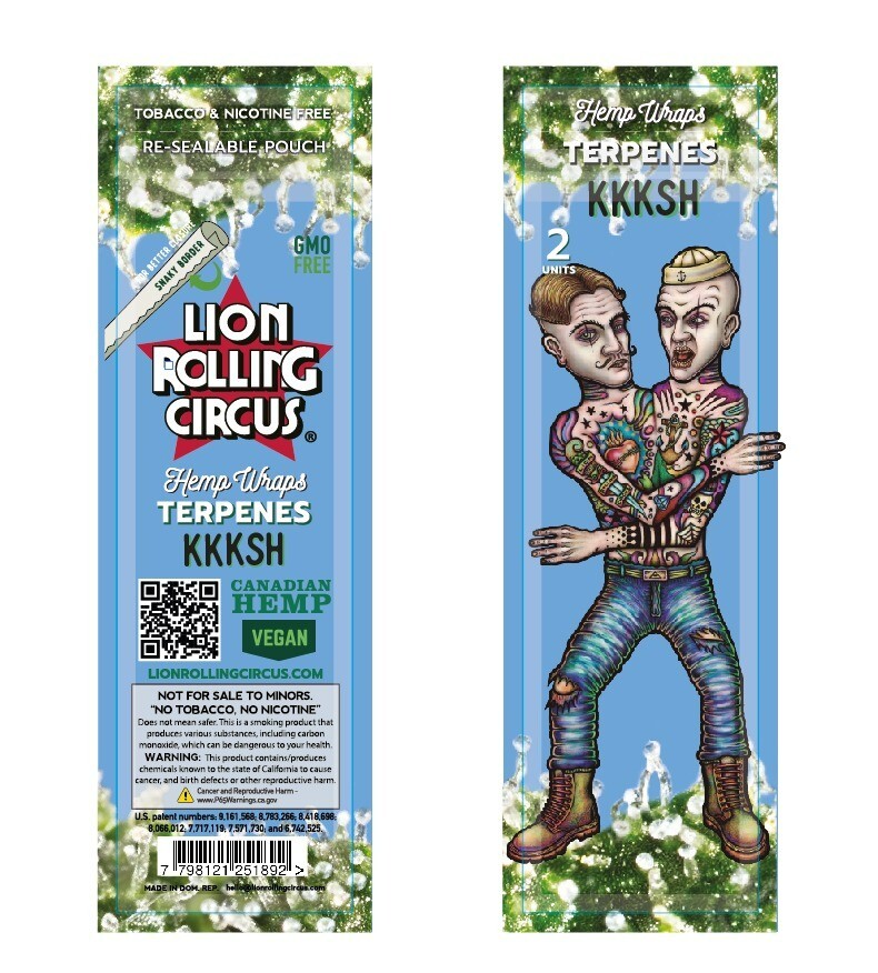 Lion Rolling Circus Herbal Papers KKSH TERPENS Box 25/2ct Packs | eBay