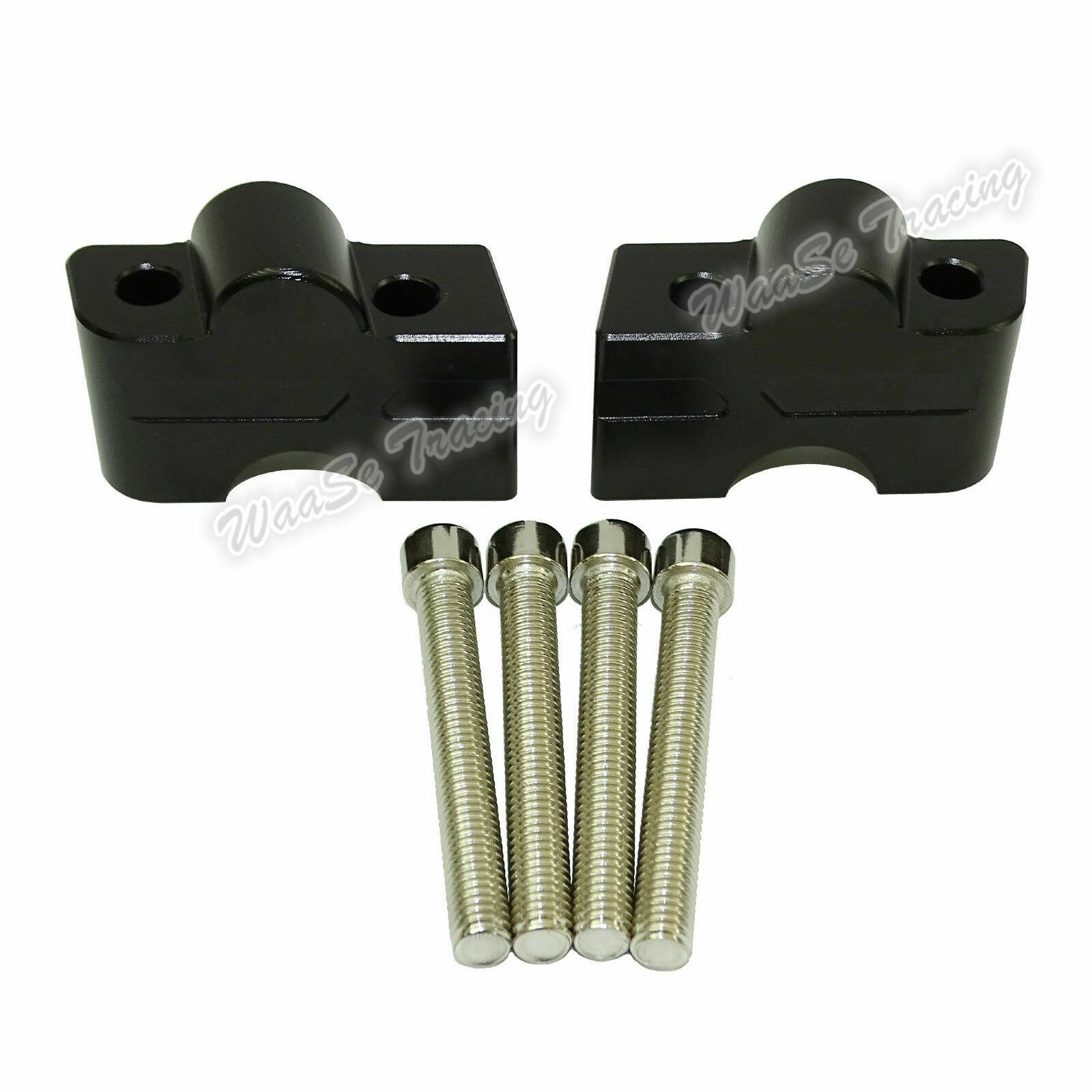 Ø22mm 7/8" Handlebar Bar Riser Up 30mm Black Fit 2017-2018 KAWASAKI ...