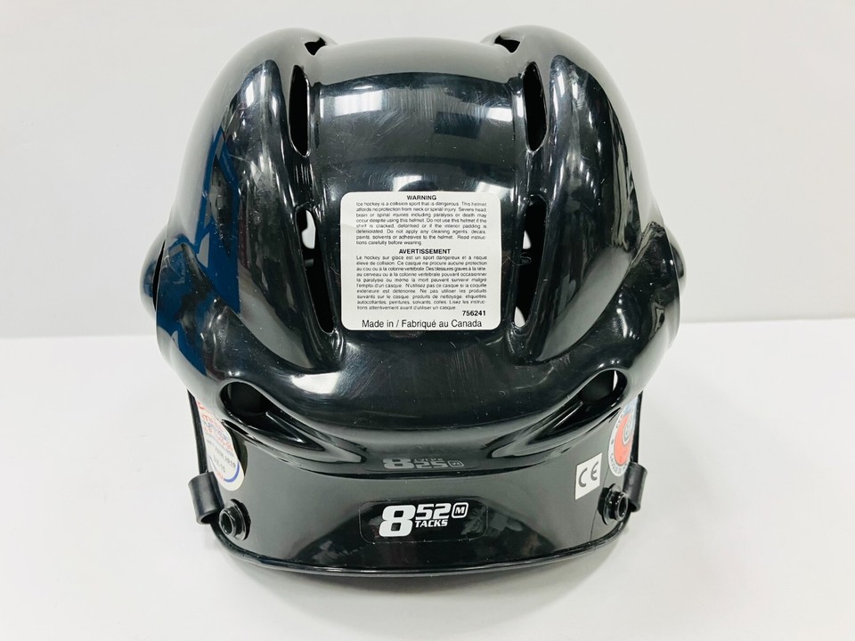 New in box CCM 852 Tacks Hockey Helmet black small ice player CSA ...