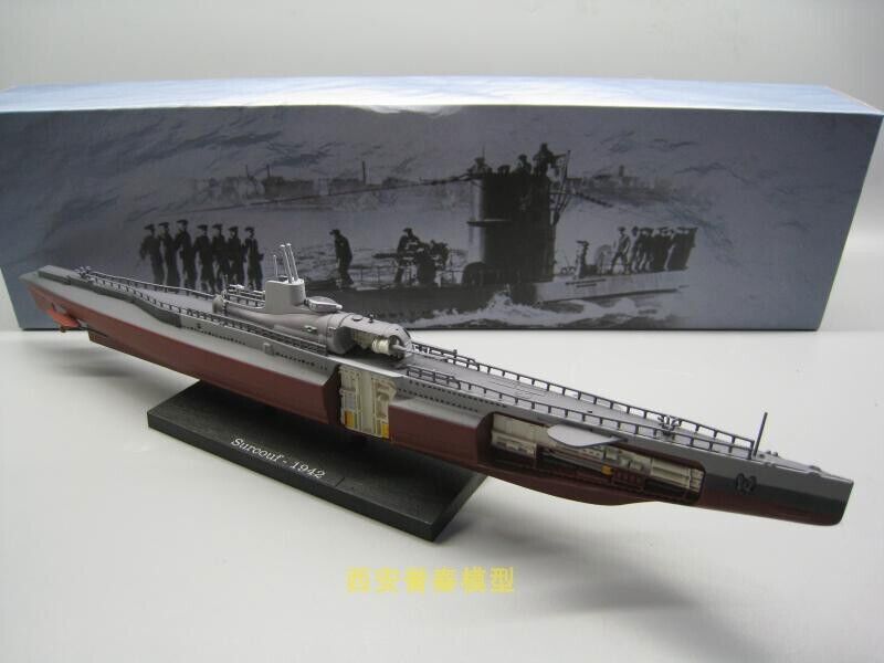 1/350 French Surcouf1942 Large Submarine Metal + Plastic Model Kit New ...