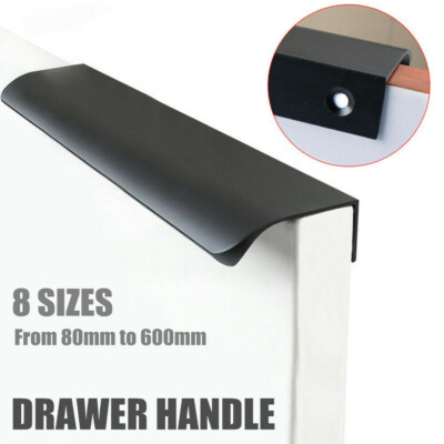Kitchen Lip Pulls Handles Cupboard Door Cabinet Drawer Contemporary ...