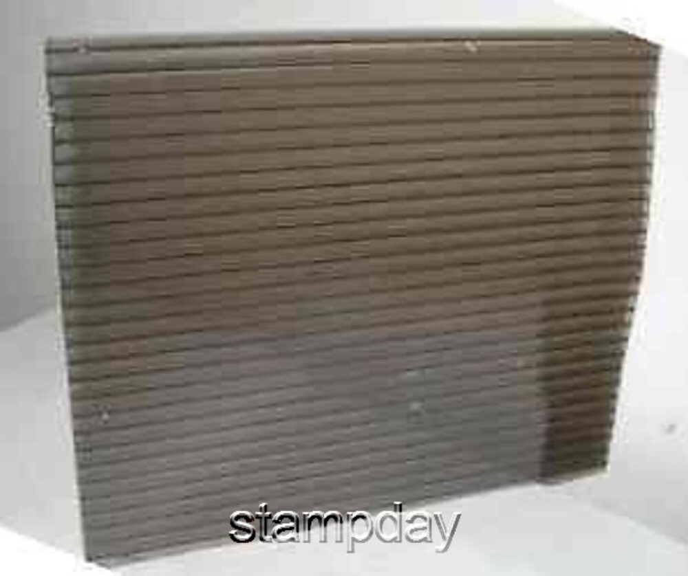 LEXAN THERMOCLEAR SHEET .375x4x6 GRAY 5PCS DOUBLE WALL CORRUGATED ...