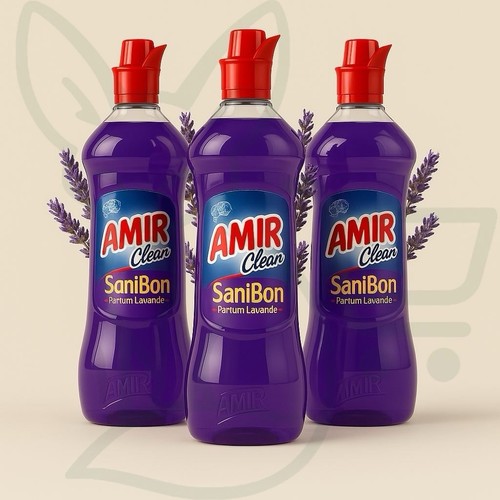 Sanibon Amir Clean Senteur Lavande Lot 3x1L - Nettoyant 3 En 1 Ultra ...