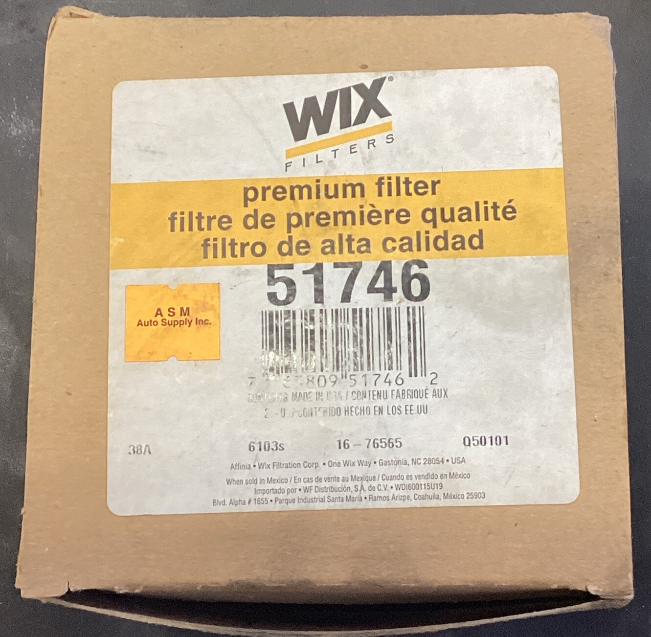Wix 51746 - cross reference oil filters | oilfilter-crossreference.com
