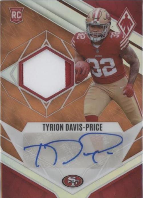 2022 Panini Phoenix - Rps Rookie Auto Jersey Tyrion Davis-Price #RJA-TD ...