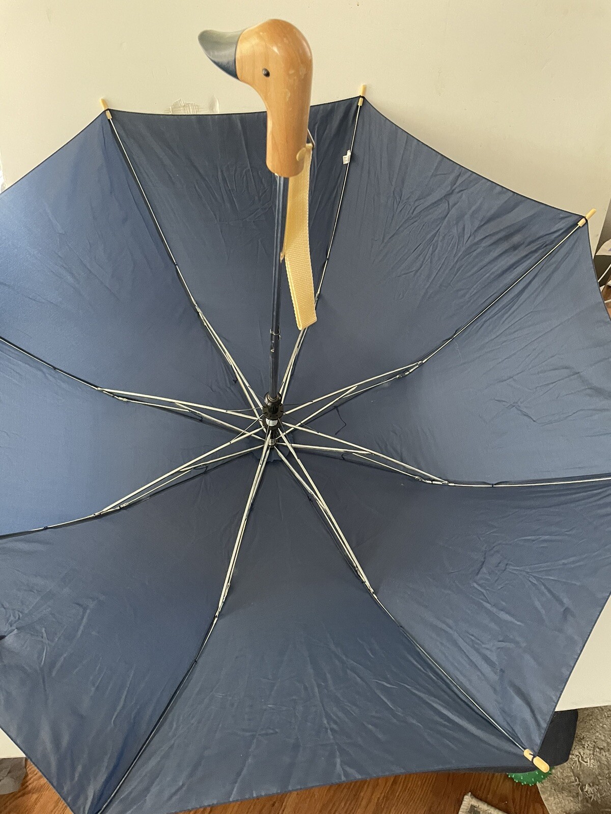 Vintage Wood Duck/Goose Head Handle/Grip Umbrella Aut… - Gem