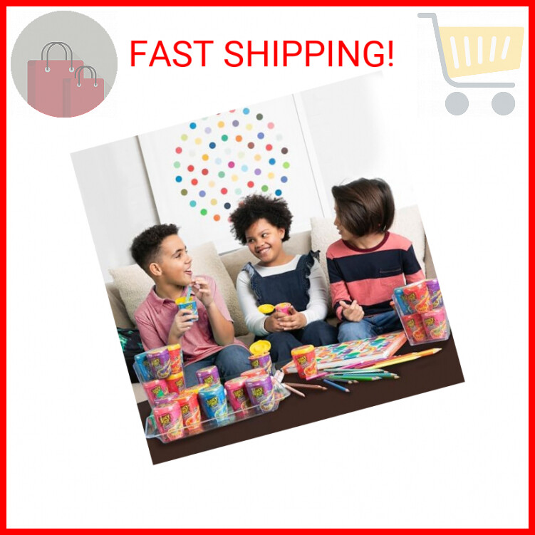 Juicy Drop Gummy Dip 'N Stix, Sweet Gummy Sticks W/ Sour Dipping Gel, 8 ...