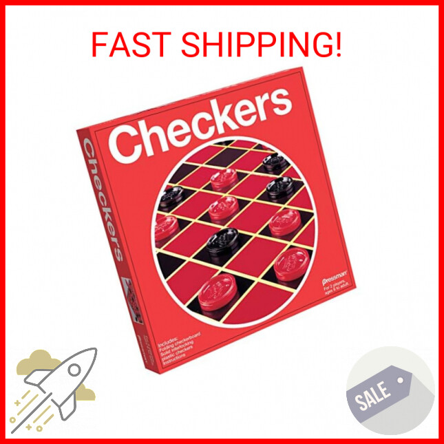 Pressman Checkers -- Classic Game With Folding Board and Interlocking ...