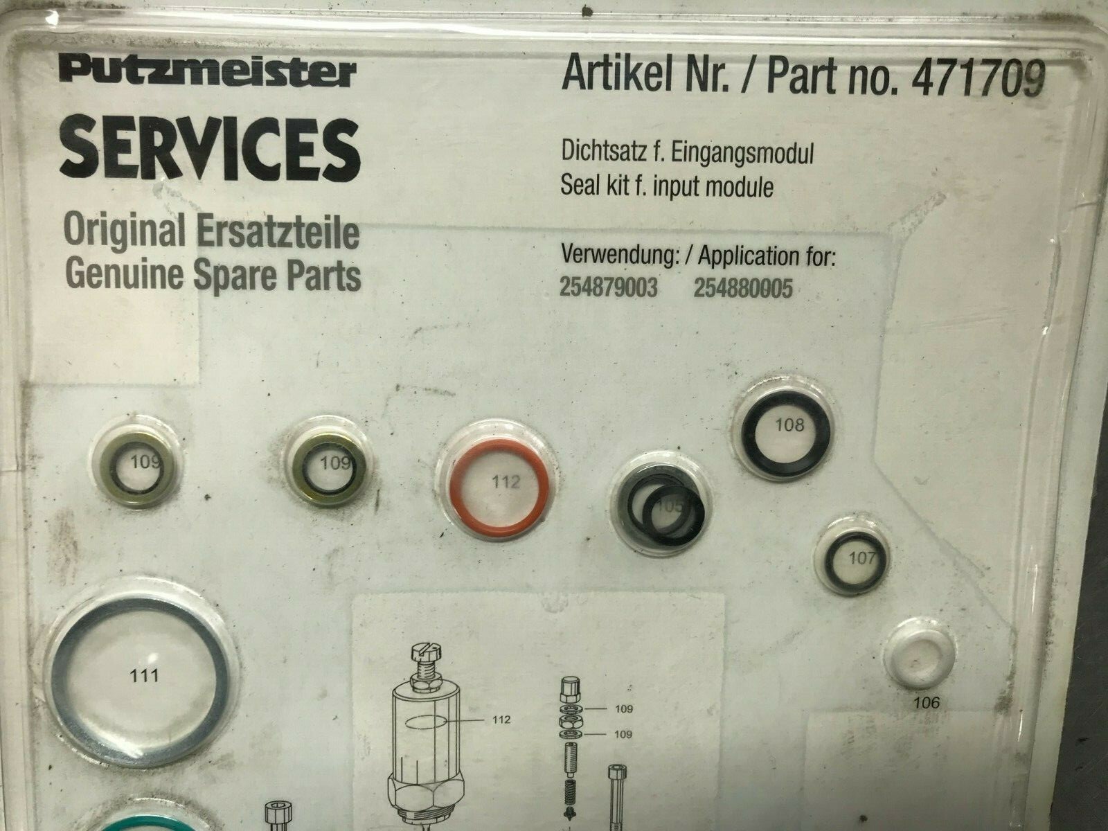 471709 Putzmeister **PARTIAL** HV BOOM O RING KIT – TRM.1227 | eBay