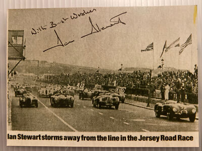 Ian Stewart SIGNED F1 Photo Autograph British Racing Driver | eBay