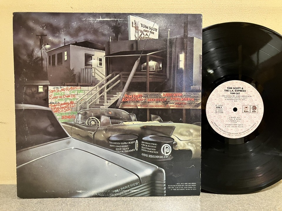 Tom Scott And The La Express Tom Cat LP ODE Records PE-34956 VG+/EX | eBay