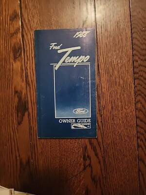 Factory Owners Guide Manual 1988 Ford Tempo FREE SHIPPING | eBay