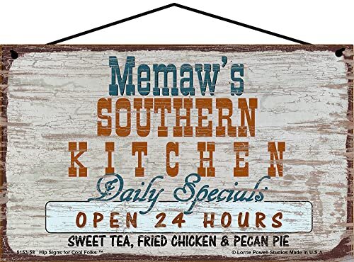 Memaw's Southern Kitchen Sign Daily Specials Open 24 Hours Grandma ...