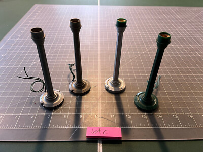 American Flyer Train FOUR 749 778 Boulevard Street Lamp Posts Painted ...