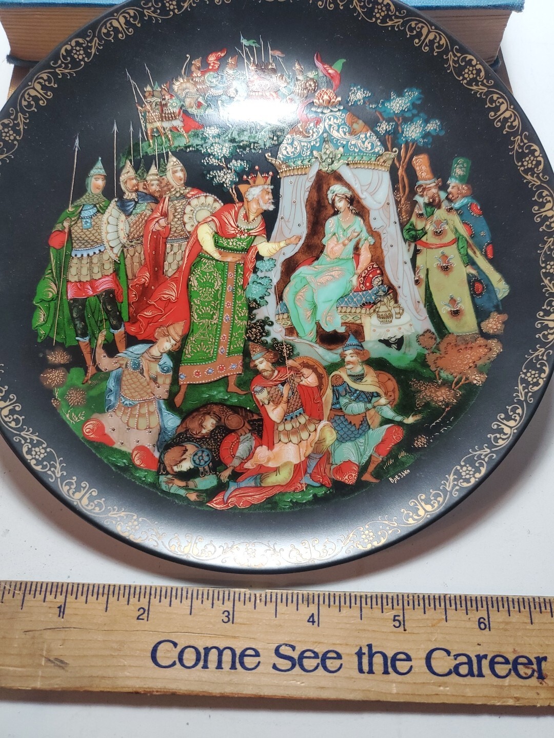 Bradford Russian Legends Fairy Tales Tianex Plate - Tale of the Golden ...