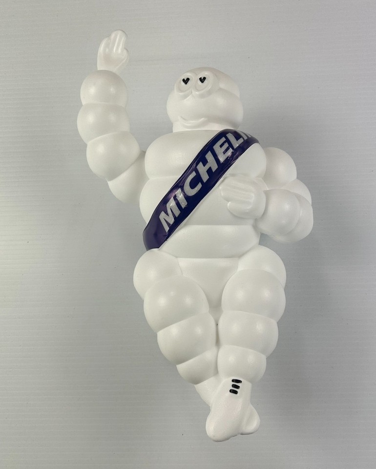 White 12" 30cm Michelin Man Collectible Bibendum Doll Tyre Standing ...
