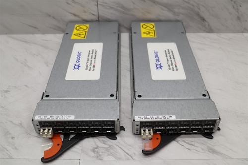 2 LOT - IBM 26K6481 QLogic 6-Port Enterprise Fibre Channel Switch ...