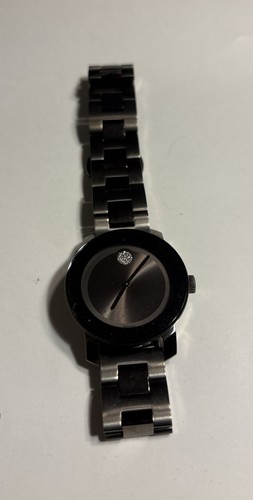 Movado Swiss Movement Stainless Steel Bold Men's Wristwatch Watch ...