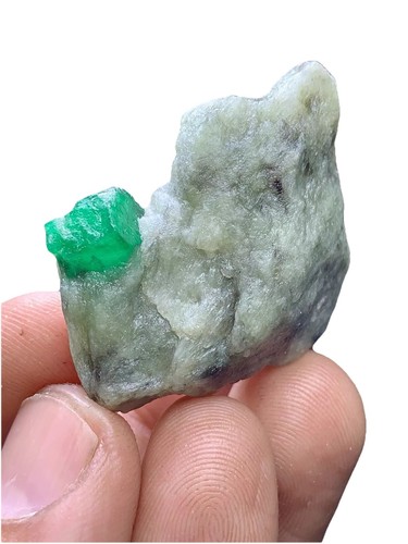 Emerald Terminated Crystal On Matrix 26 Grams Specimen, Anniversary ...