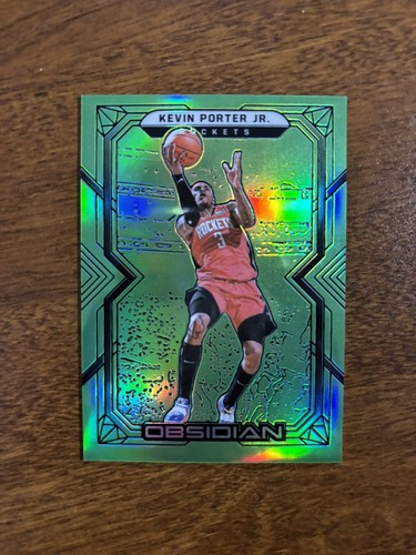 2021-22 Obsidian - Kevin Porter Jr. - Electric Etch Green Flood /25 ...