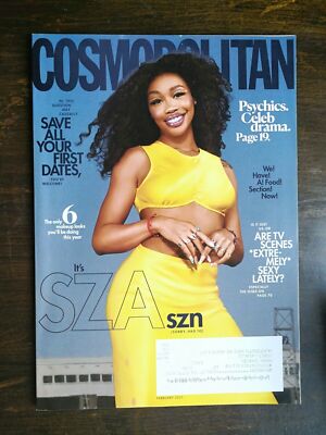 Cosmopolitan Magazine February 2021 - Psychics Celebrity Drama - SZA ...