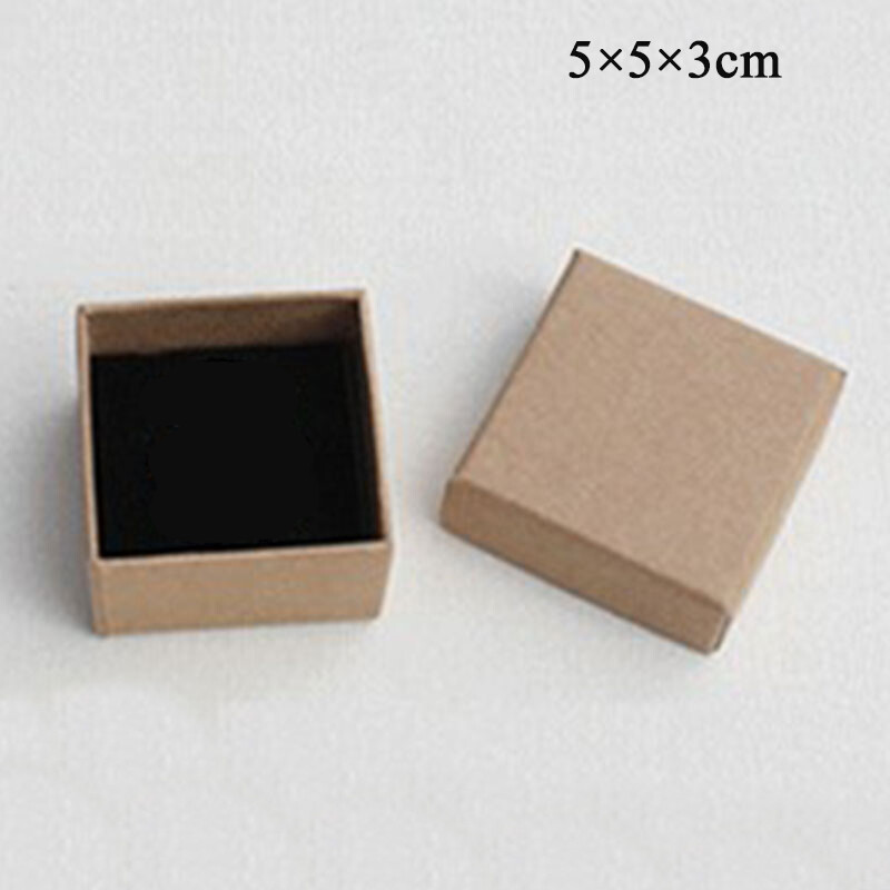 BULK Cardboard Jewelry Gift Boxes Cotton Fill Padding Hard Kraft Paper ...