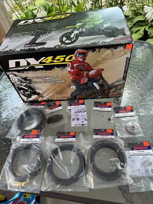 Duratrax DX450 RC Dirtbike Blue RTR Brushless Original Box EXTRA NOS ...