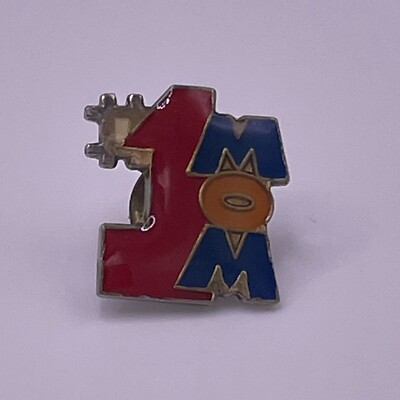 #1 Mom Mothers Day Lapel Pin Love Scarf Tac Blouse Jacket Lapel Broach ...