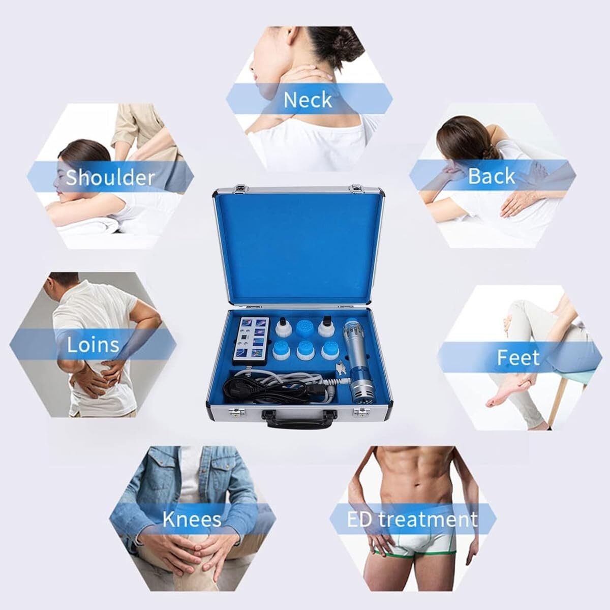 Portable Shockwave Therapy Machines Pain Relief Multi-Functional Body ...