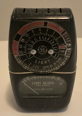 Vintage General Electric GE Exposure Light Meter 8DW58Y4 WORKS! | eBay