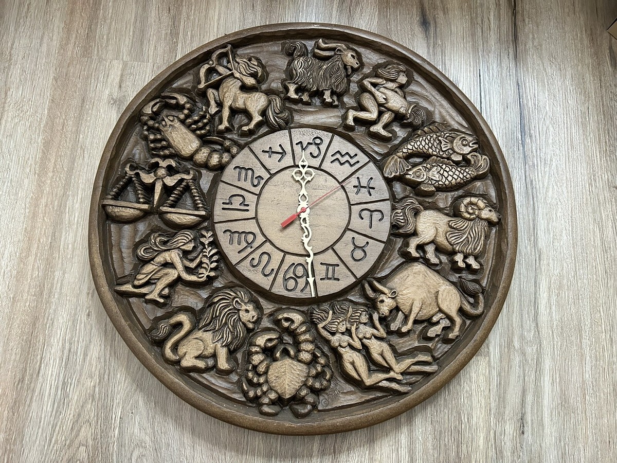 Zodiac clock 60 photos - Astrologytoyou.com