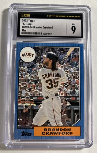 2022 Topps Series 2 - 1987 Topps Baseball Brandon Crawford #87TB-34 ...