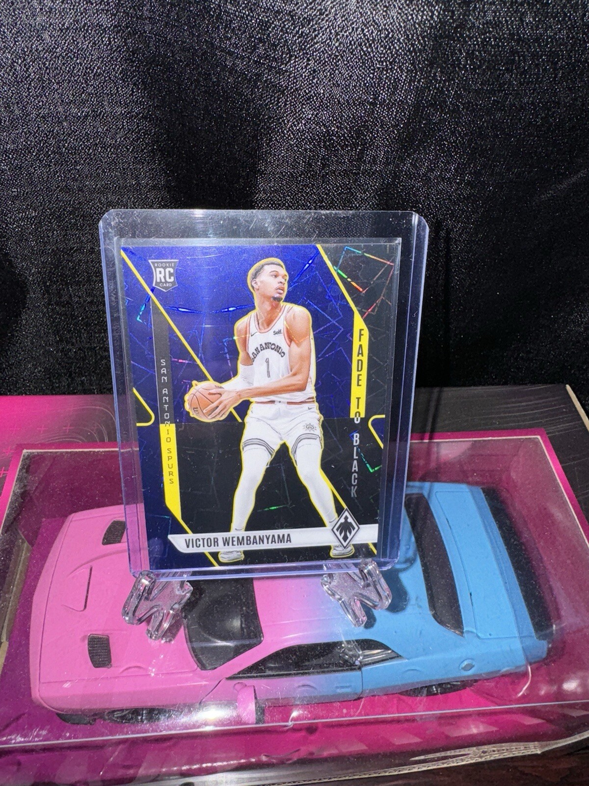 Victor Wembanyama RC Fade to Black Blue Lazer numbered 113/275🔥🔥 | eBay