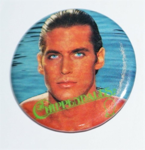 MALE CHIPPENDALES POSTER RICK DIETZ COLLECTOR'S ITEM WITH PIN | eBay