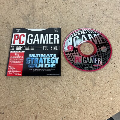 PC Gamer January 1996 Vol. 3 No. 1 Disc 14 CD-ROM Only | eBay