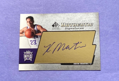 2004-05 SP Signature Edition Signatures Kevin Martin Auto #KM-NMMT-FREE ...