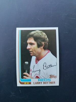 1982 Topps.Baseball Larry Biittner . Cincinnati Reds #159 NM read ...
