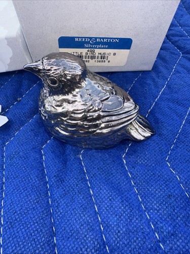 VINTAGE REED & BARTON little bird music box - 499- Works | eBay