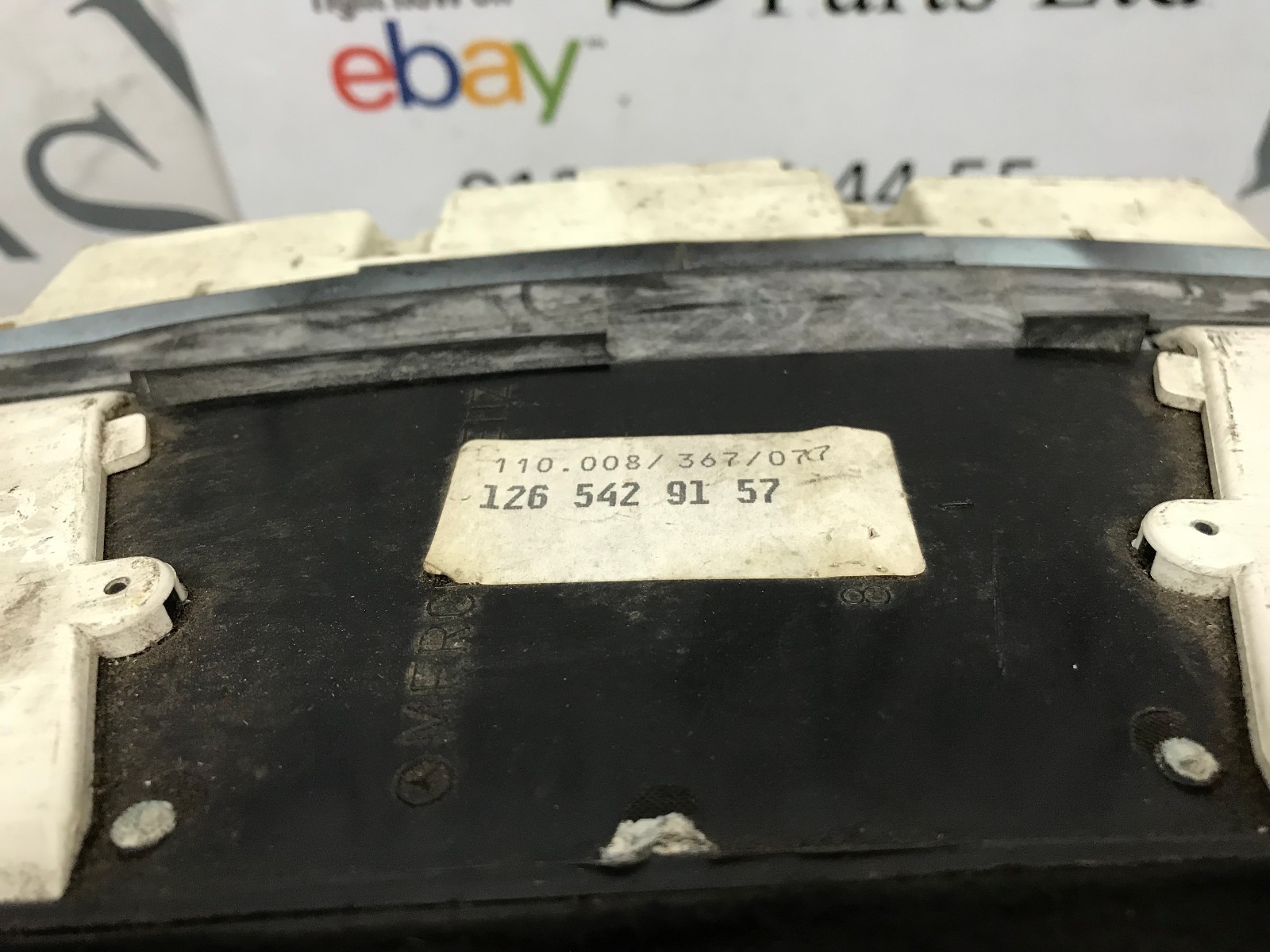 Mercedes W126 Instrument Cluster 1265429157 | eBay