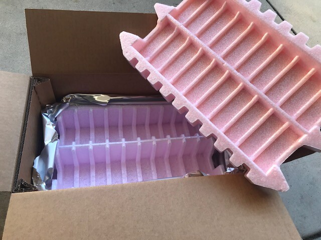 1 X Hard Drive Shipping Box - For 3.5" Hard Drives fit 20 HDD | eBay