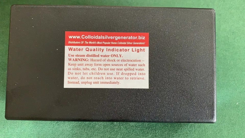 Nano Particle Colloidal Copper Generator 110/120 V 1 Quart 10 ppm 3 hrs ...