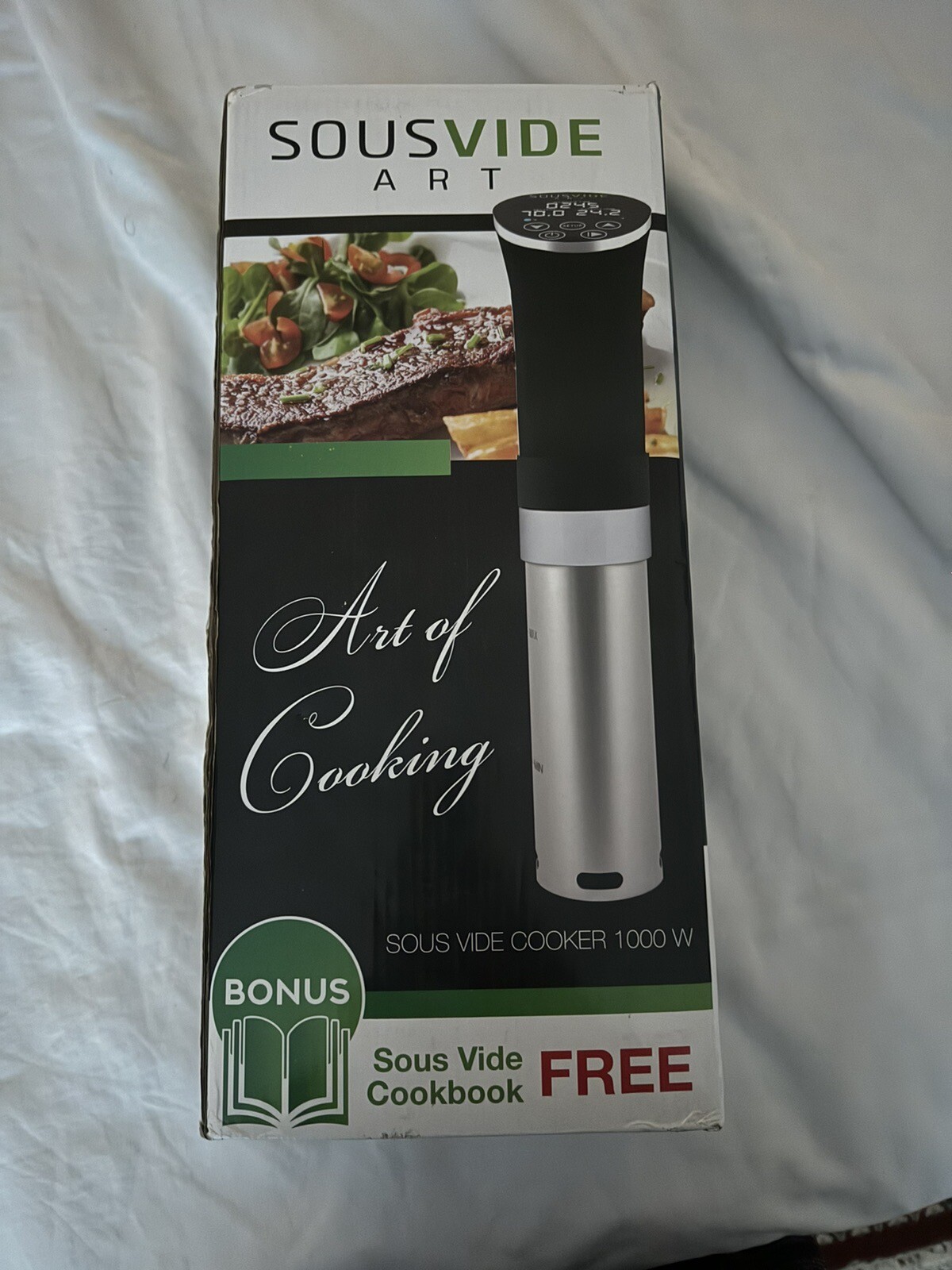 SOUSVIDE ART Precision Cooker Kit | 1000W STANDARD Sous Vide Machine ...