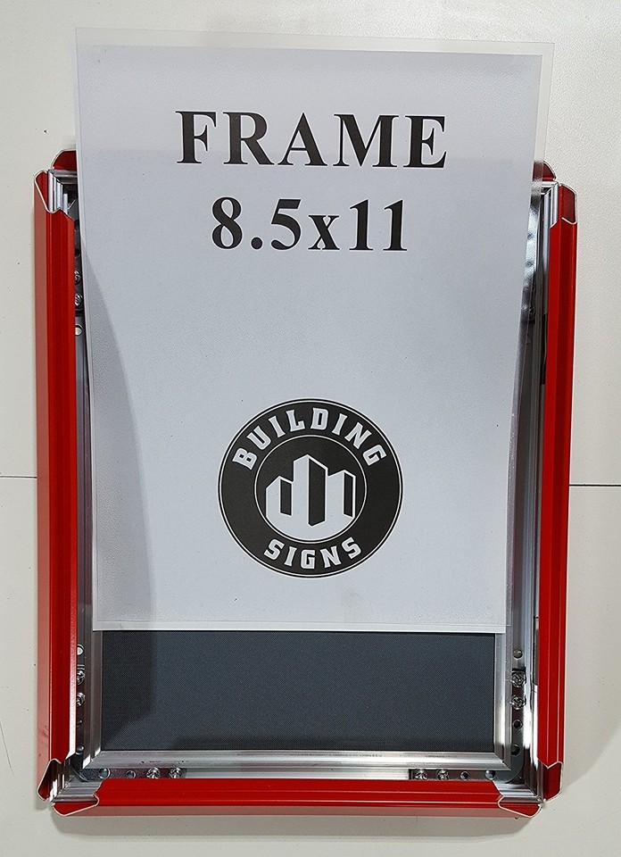 Bulletin Frame 8.5x11 Inches Front Loading Quick Poster Change-REF24 ...