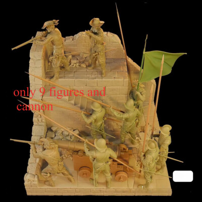 1/35 Scale Spanish Phalanx and Cannon 9 Resin Figures Model Printed | eBay
