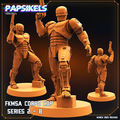 FKMSA Corpo Cop Series 2 - B | DnD Miniatures | Tabletop Gaming ...