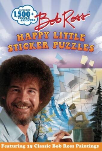 Bob Ross Happy Little Sticker Puzzles (Sticker Art Puzzles) - VERY GOOD ...