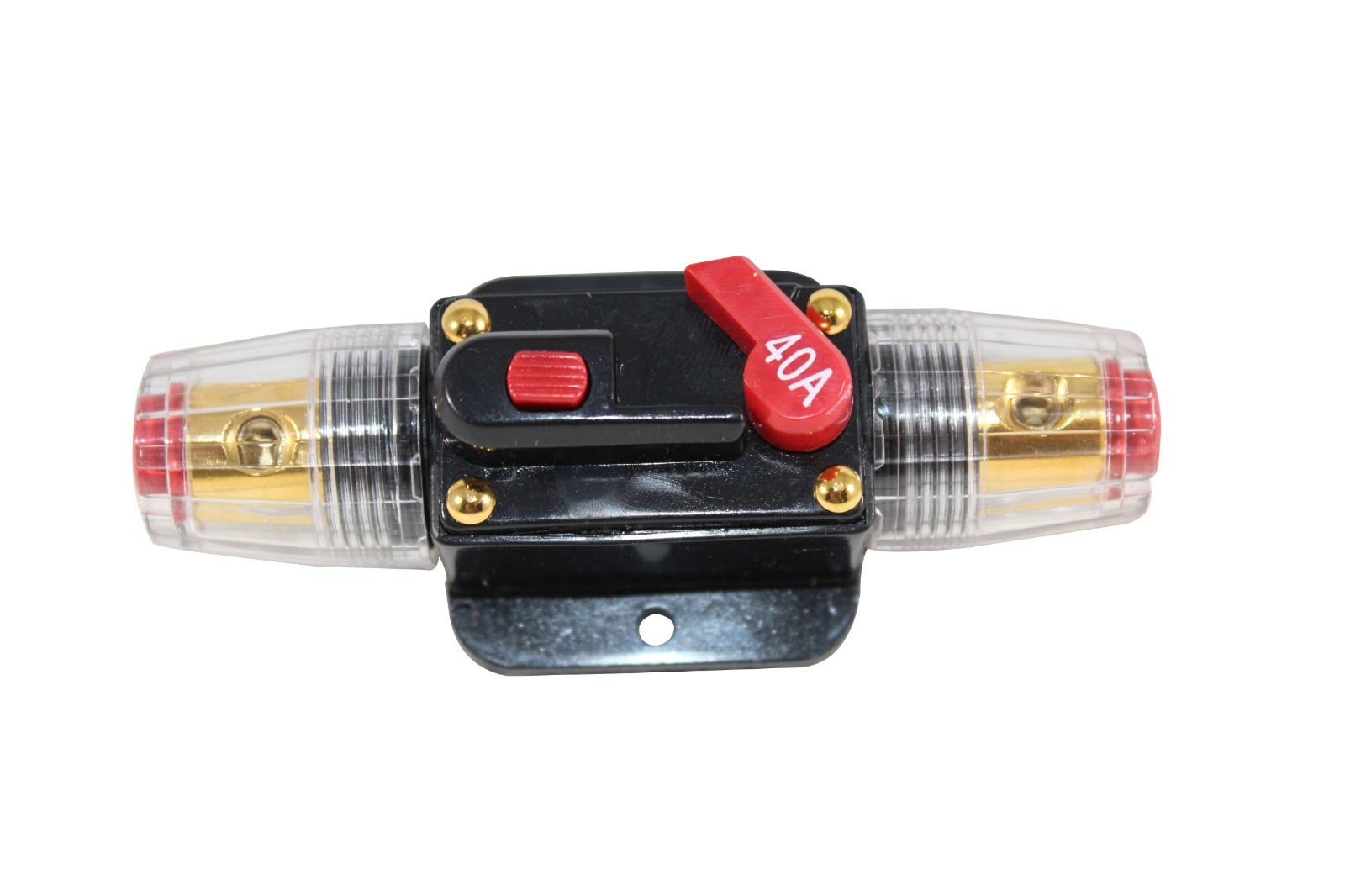 CompStudio 40AMP Car Stereo Audio Circuit Breaker Inline Fuse 12v/24v ...